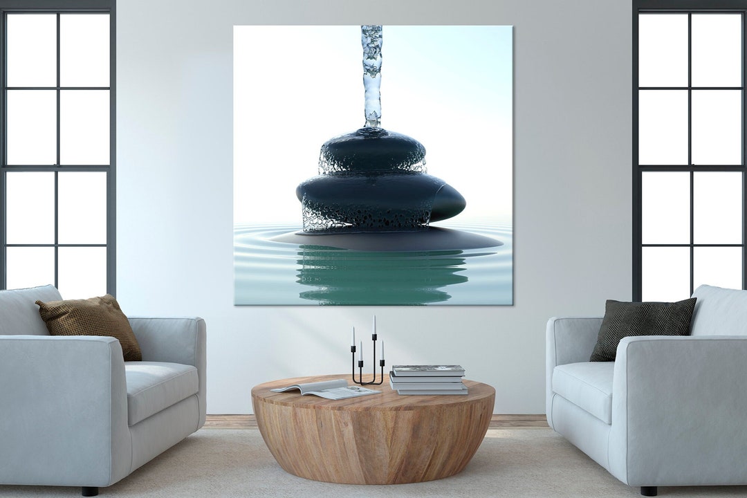 Zen Stones Balance Canvas Print Relaxation Art Zen Balancing Print ...