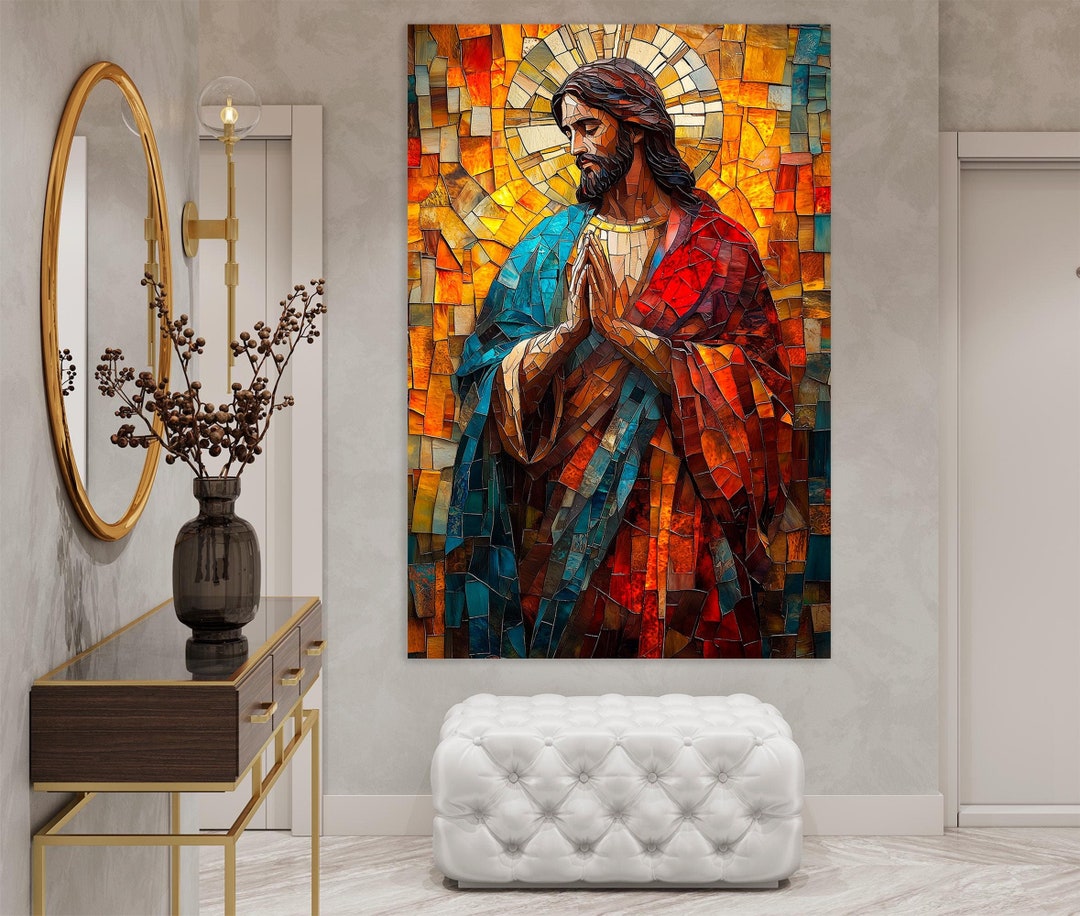 Jesus Christ Printable Canvas Wall Art Prints Jesus Christ Wall Art ...