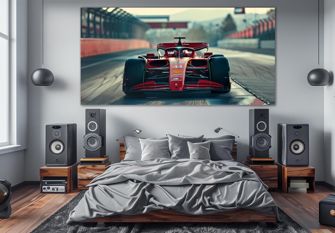 Racing Car Printable Canvas Wall Art Prints Speed Motorsport Decor ...