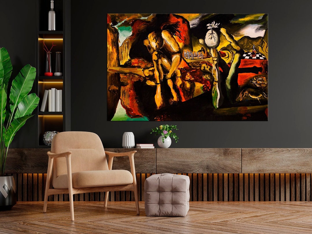 Salvador Dali Metamorphosis Narcissus Canvas Print Salvador Dali Art ...