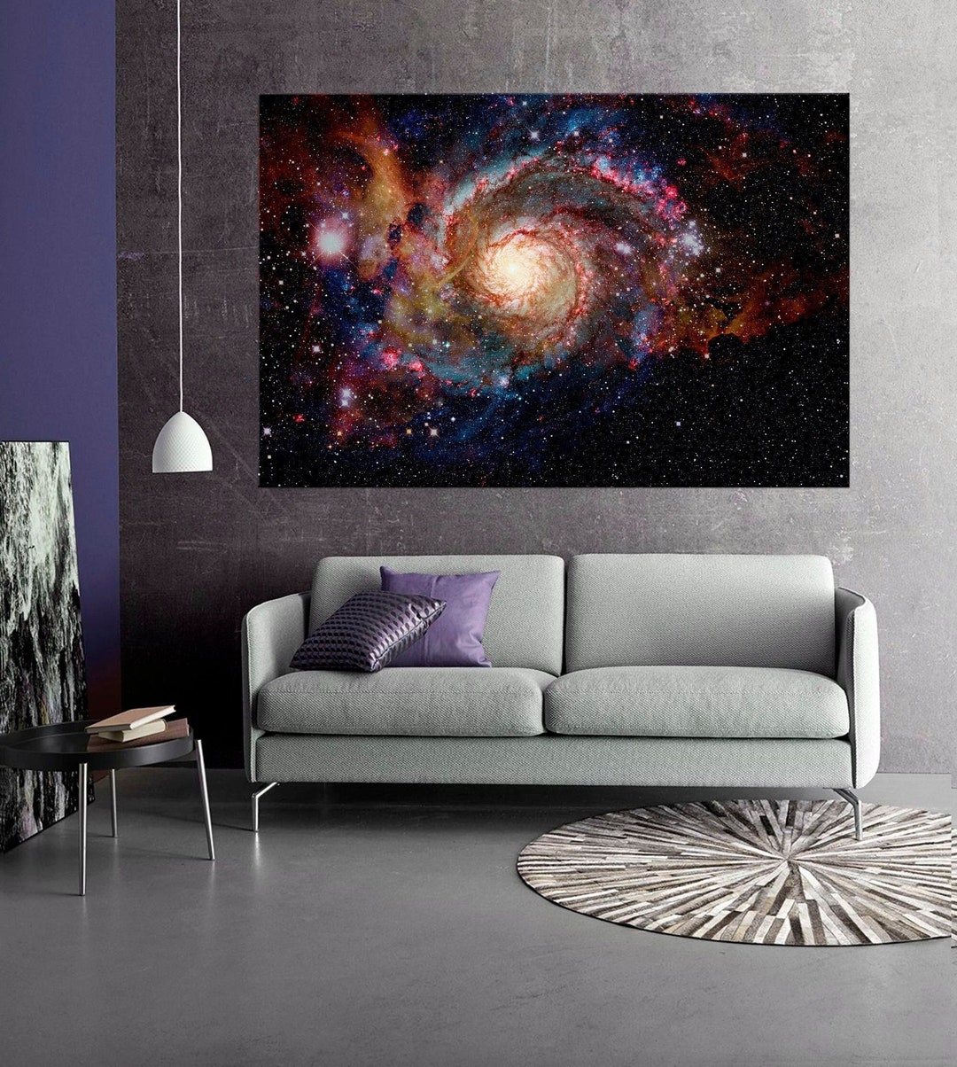 Space Canvas Wall Art Milky Way Galaxy Wall Decor NASA Print Extra ...