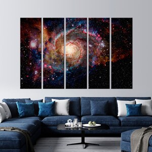 Space Canvas Wall Art Milky Way Galaxy Wall Decor NASA Print Extra ...