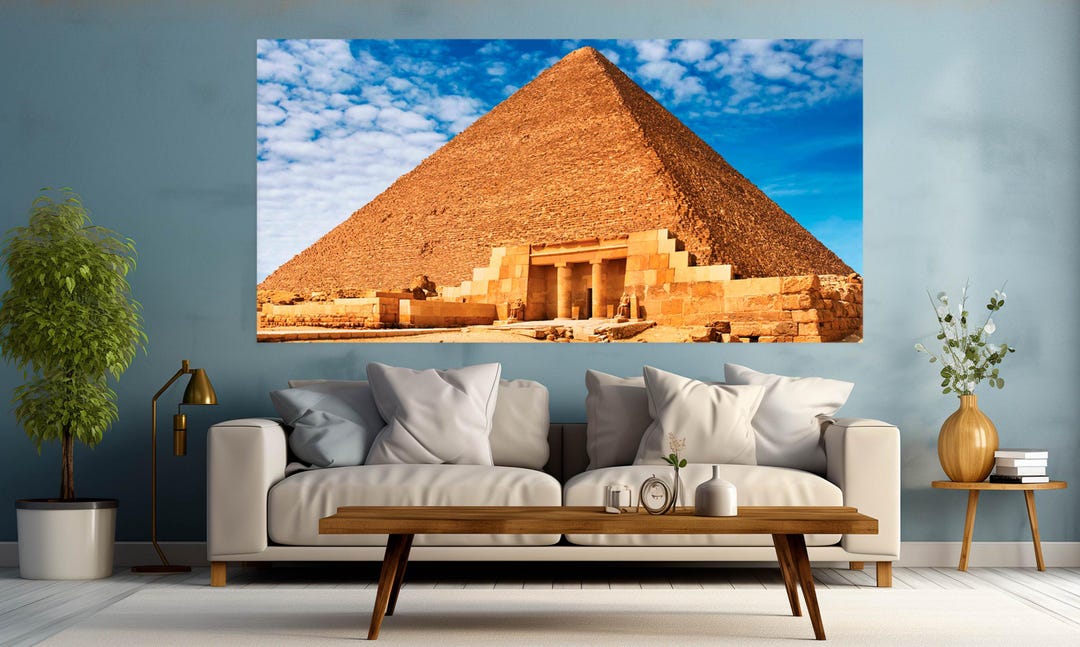 Pyramids of Giza Printable Canvas Wall Art Prints Travel Gift Ancient ...