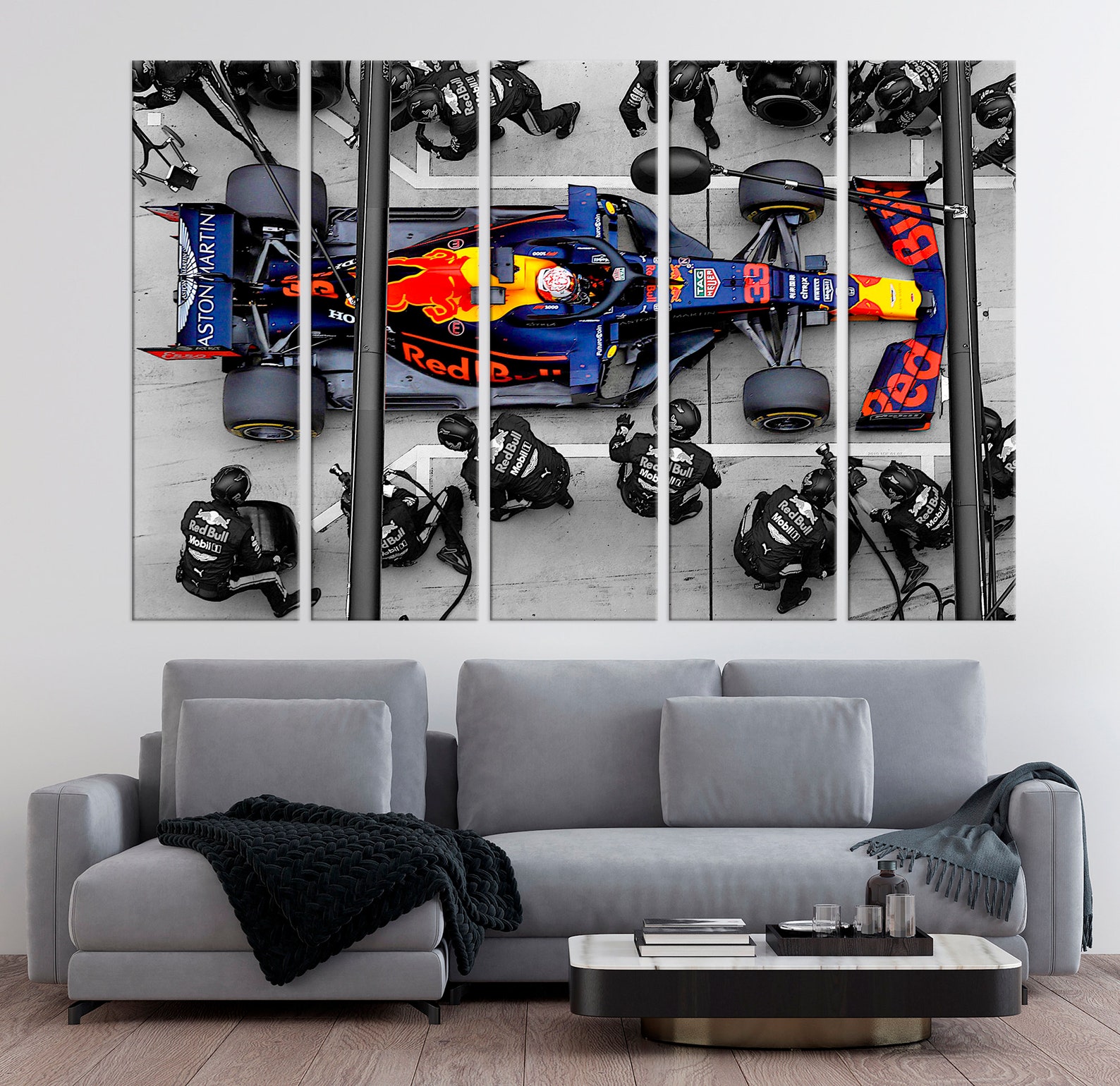 Formula 1 Canvas Wall Art Racing Print Man Cave Decor F1 - Etsy