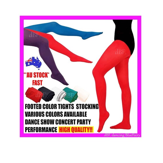 Woman Girls Footed Tight Colour Tights Dance Tight Color Tight - Etsy ...