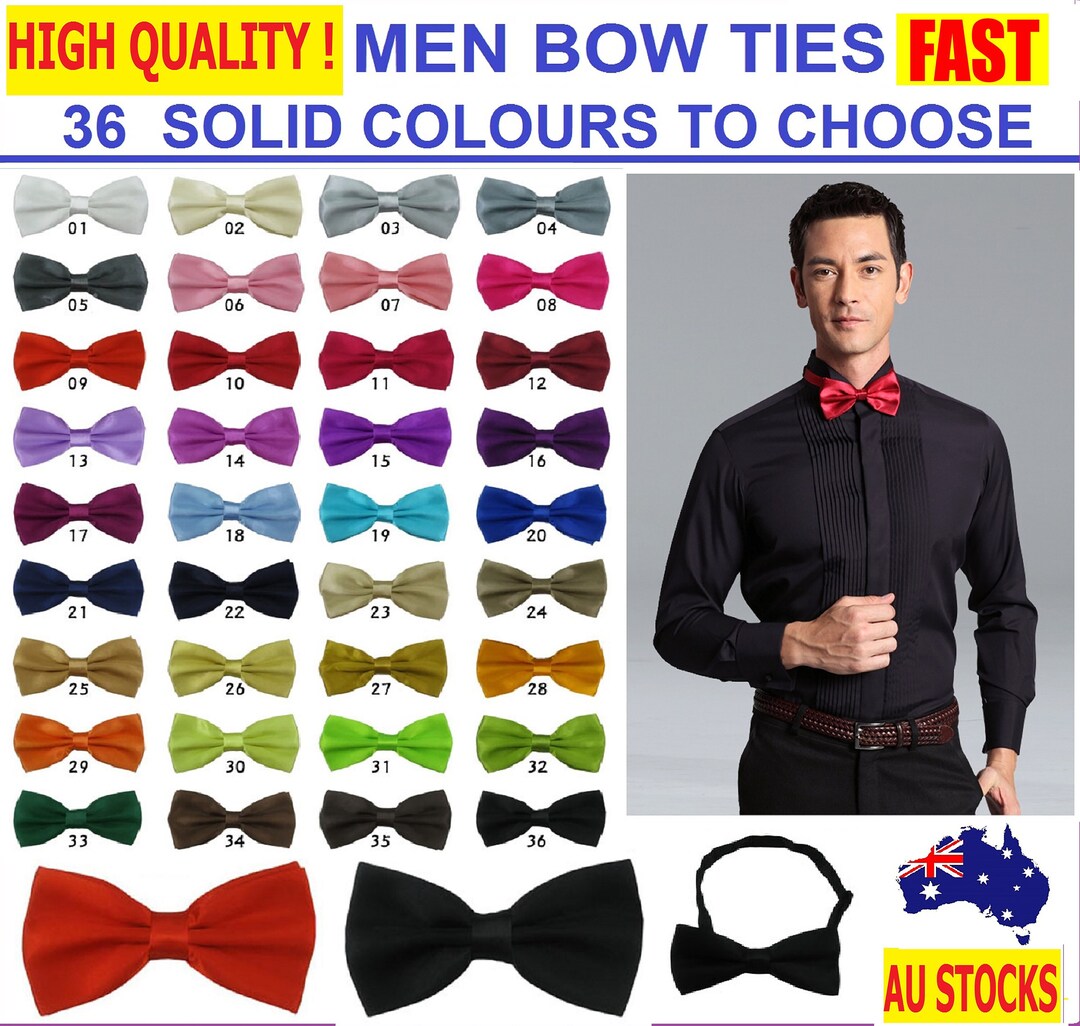 Man Bow Ties Men Bow Tie Bow Tie Bow Ties Pretied Ties for Event ...