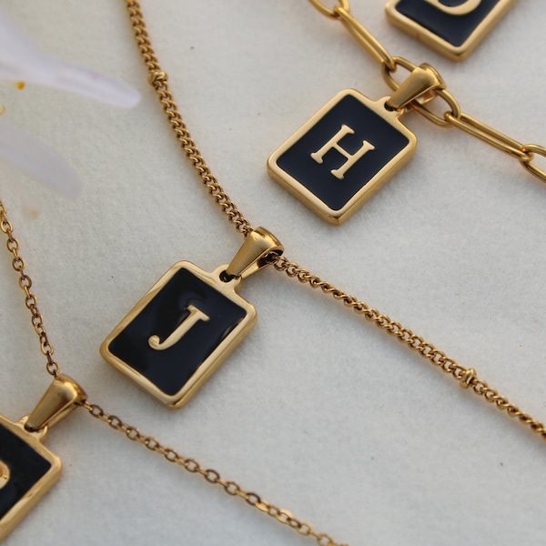 Letter Pendant - Etsy