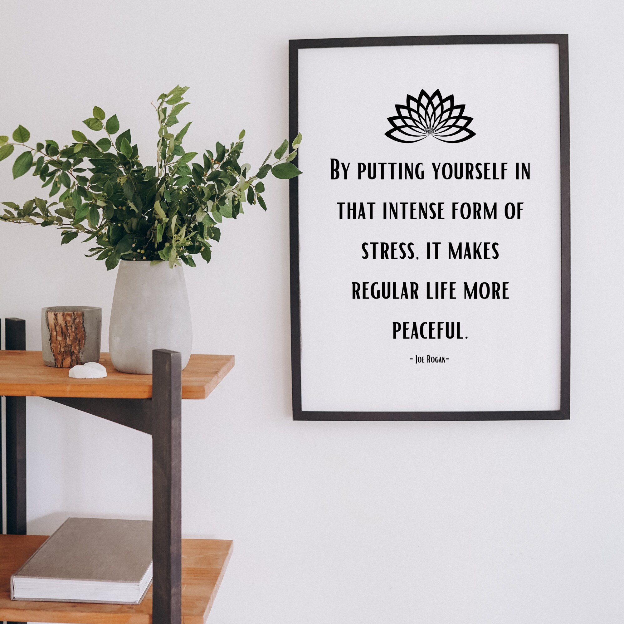 Joe Rogan | Rogan Quote Poster | Joe Rogan Poster | Black and White ...