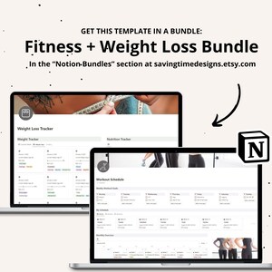 Weight Loss Notion Weight Loss Tracker Chart Calorie Tracker Notion ...