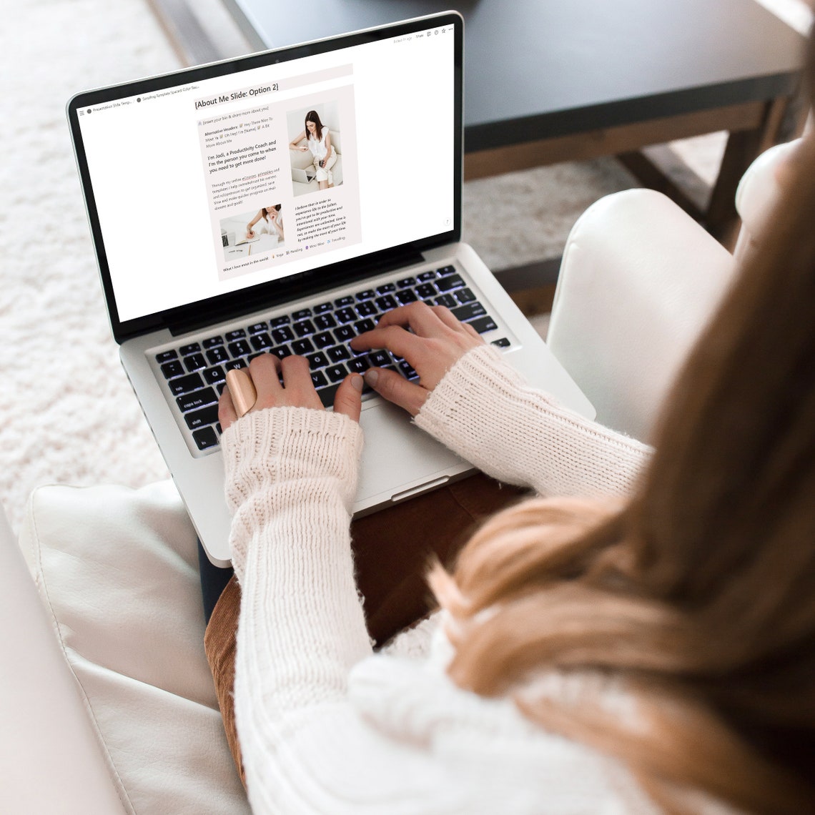 Notion Presentation Template Notion Template Presentation Slides Notion Webinar Template Notion ...