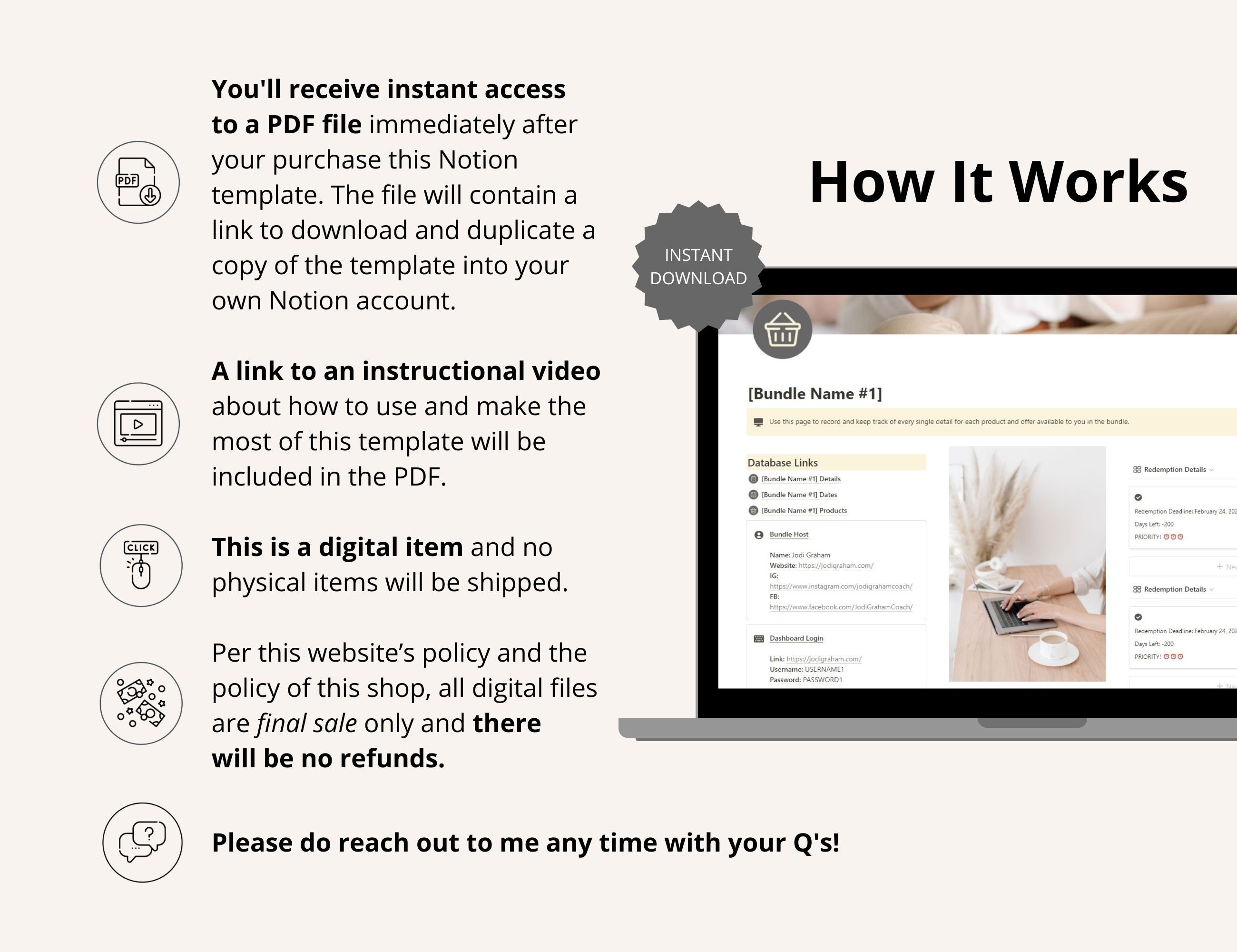 Notion Template Notion Course Planner Bundle Tracker Course Tracker ...