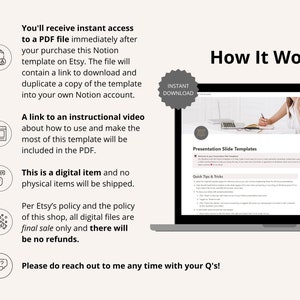 Notion Presentation Template Notion Template Presentation Slides Notion Webinar Template Notion ...
