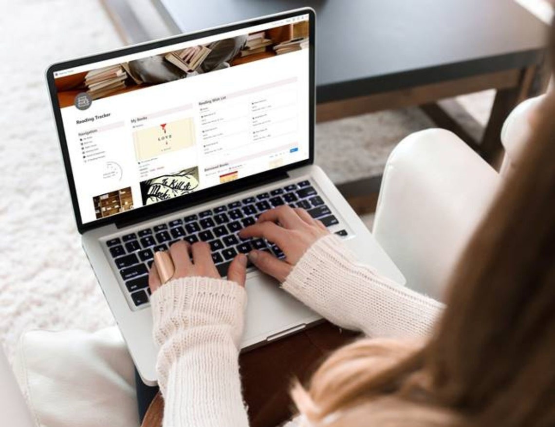 Notion Library Template Reading Goals Tracker Read Log Organizer ...