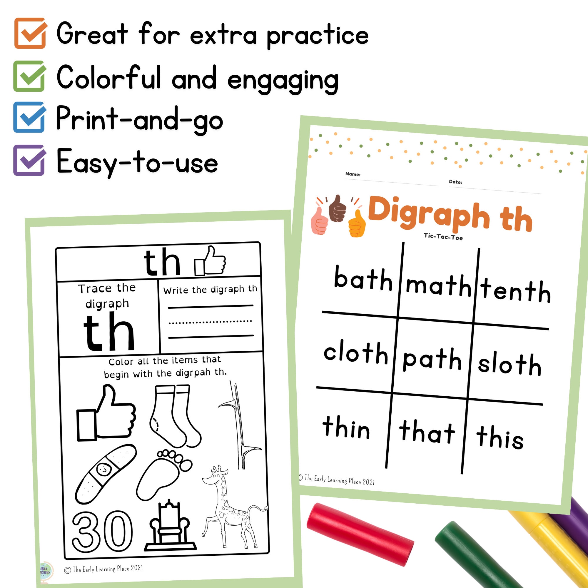 Digraph Th Posters, Word Cards, and Activities |science of Reading - Etsy