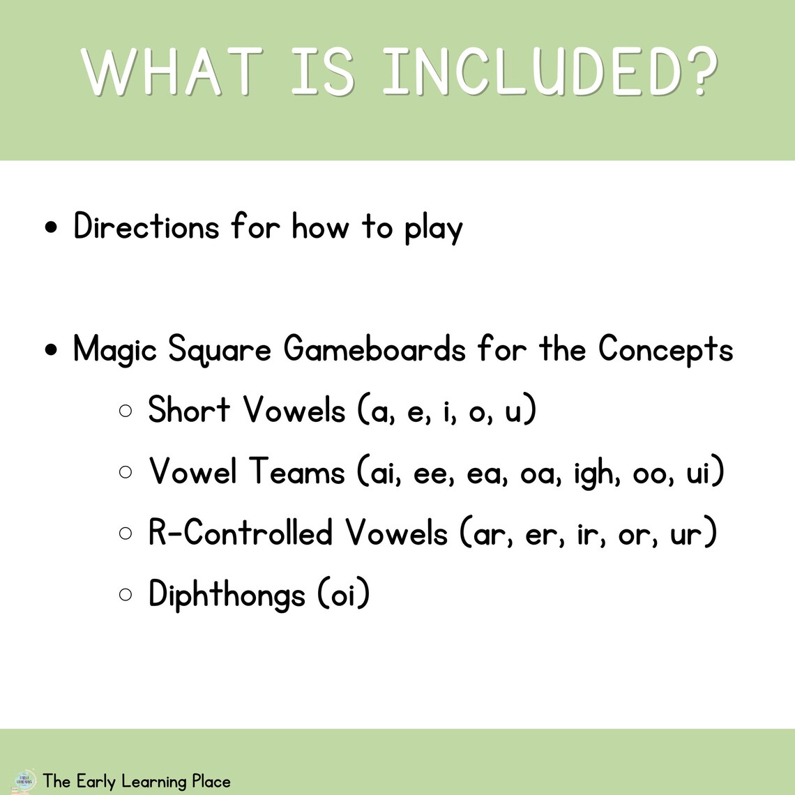 Magic Squares Phonics Gameboards/activity Sheets | Short Vowels, Vowel ...