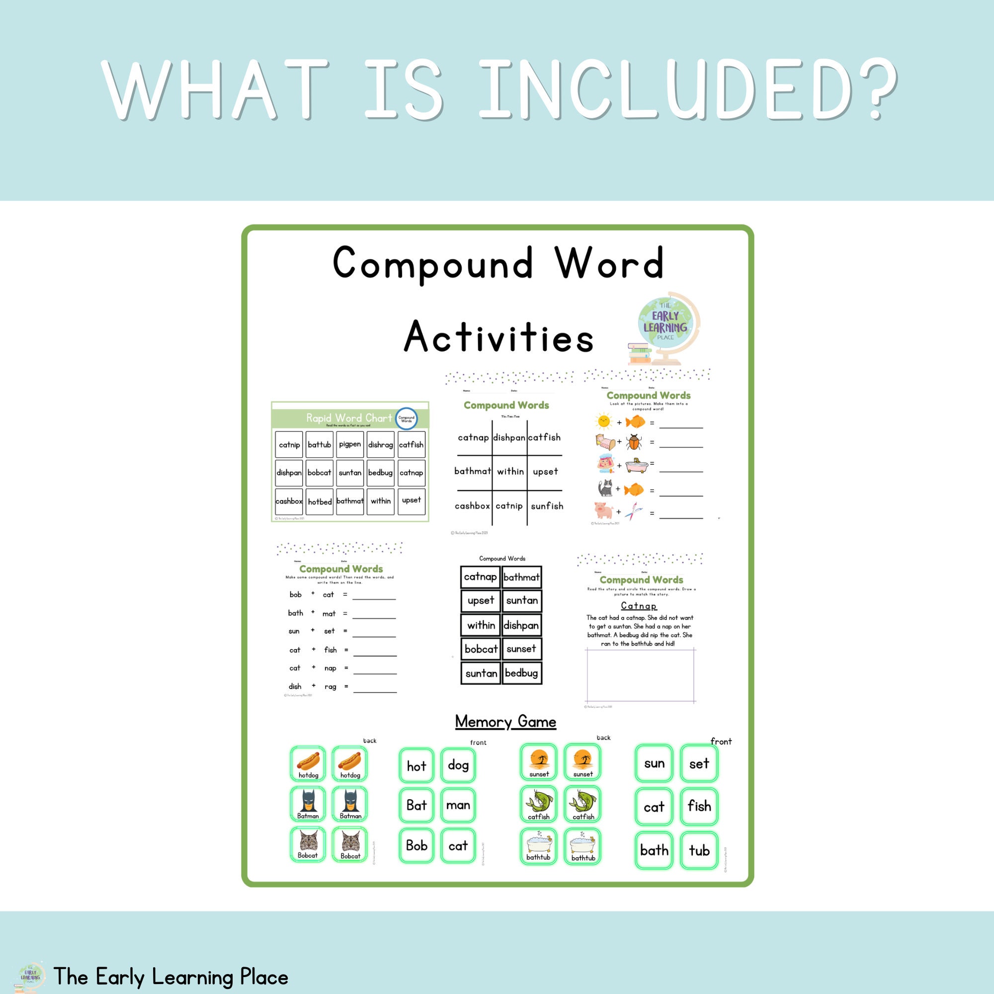 Compound Words Games and Activities | Printable Activities ...