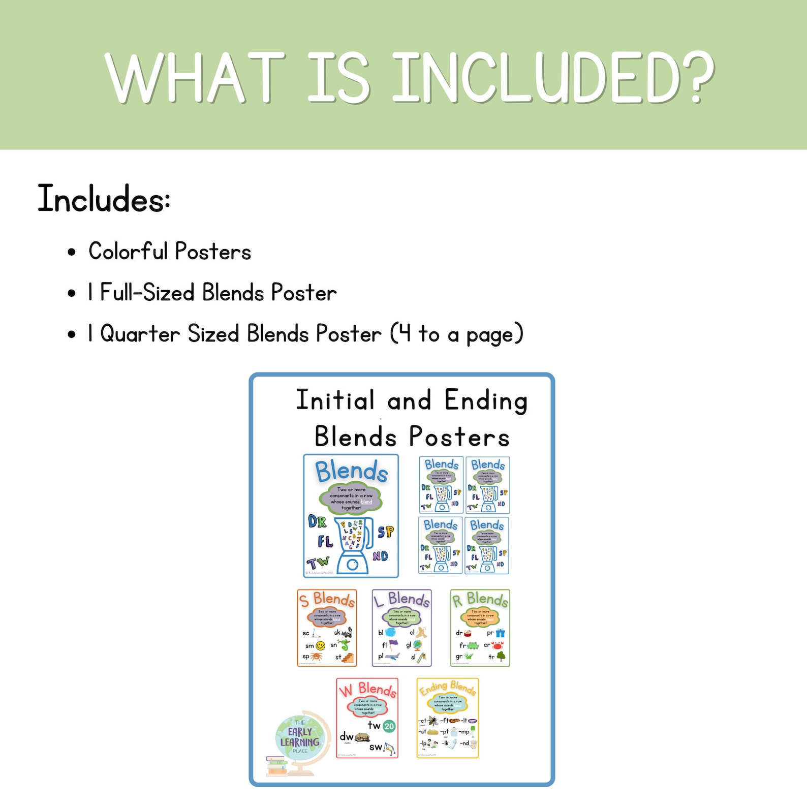 Initial & Ending Blends Posters and Activities - Etsy