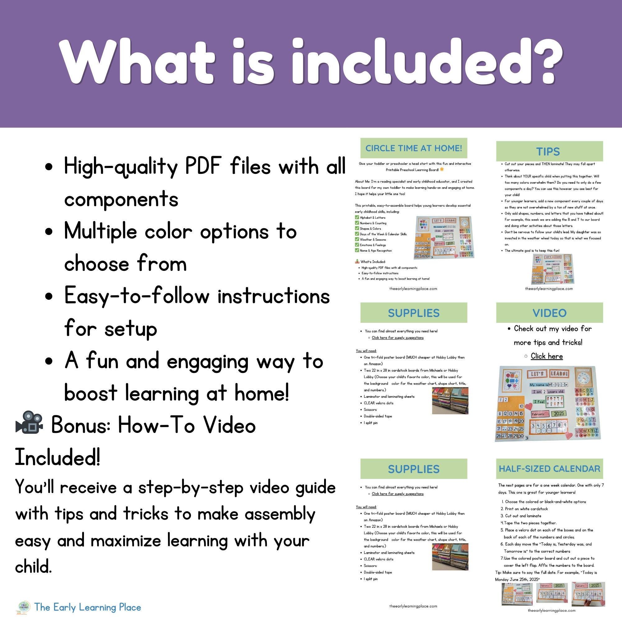 Circle Time at Home! Morning Board for Toddlers & Preschoolers ...