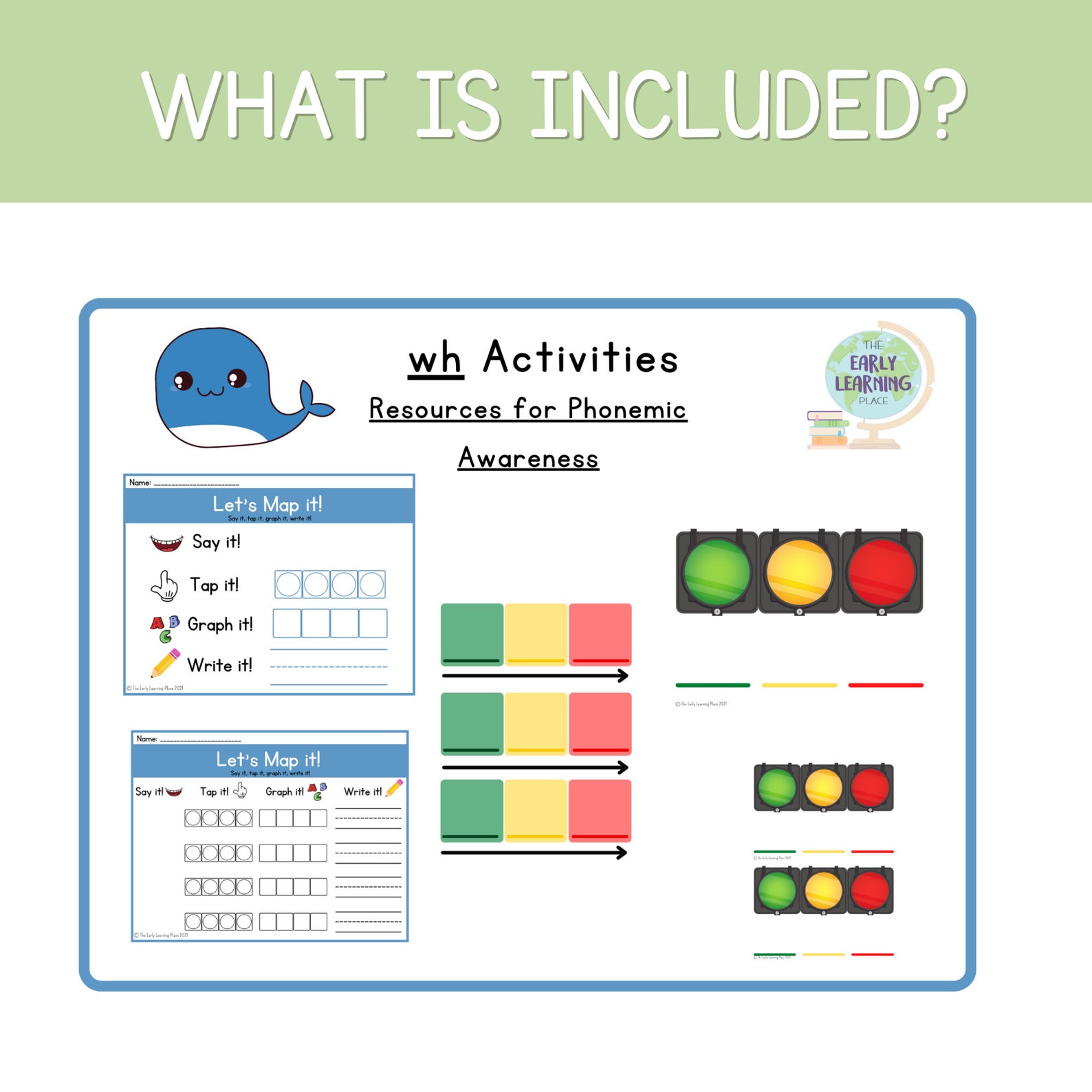 Digraph Wh Poster, Word Cards, and Activities | Science of Reading - Etsy