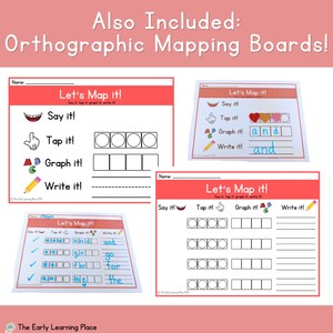 Heart Words / High-frequency Word Posters and Flashcards | Orthographic ...
