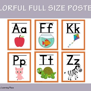 Alphabet Posters and Activity Sheets | Education, Homeschool ...