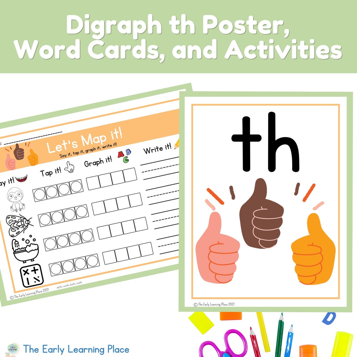 Digraph Th Posters, Word Cards, and Activities |science of Reading - Etsy