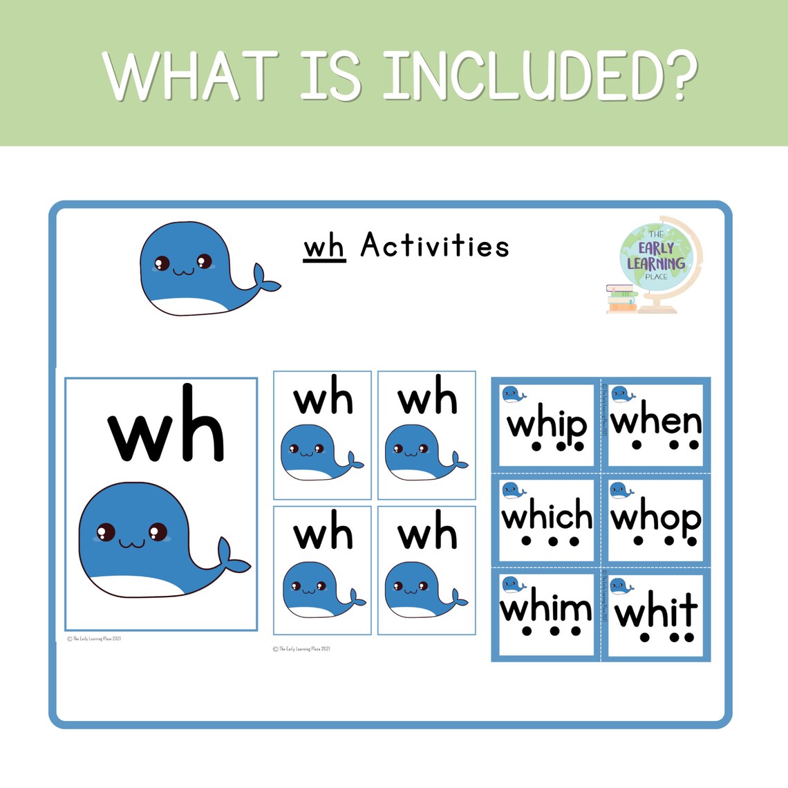 Digraph Wh Poster, Word Cards, and Activities | Science of Reading - Etsy