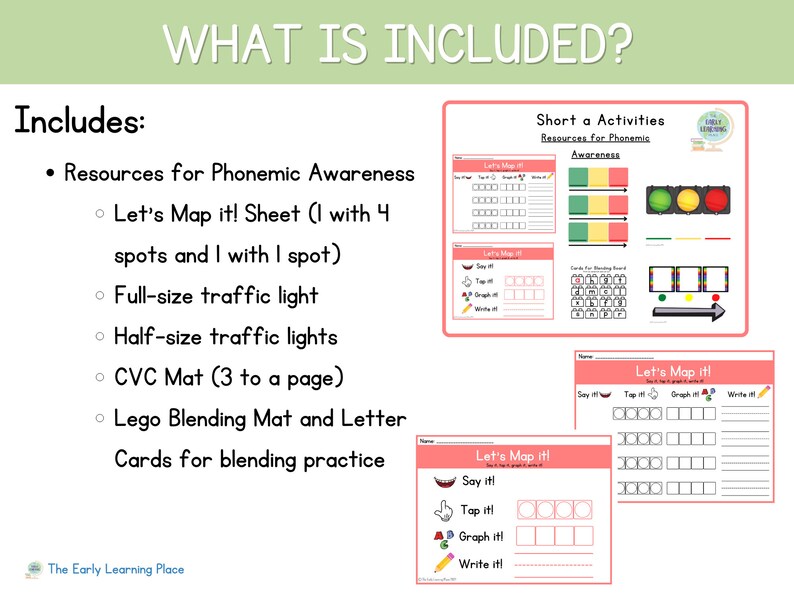 Short Vowel CVC Worksheets and Activities Short A Science of Reading ...