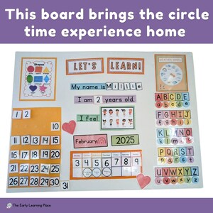 Circle Time at Home! Morning Board for Toddlers & Preschoolers ...