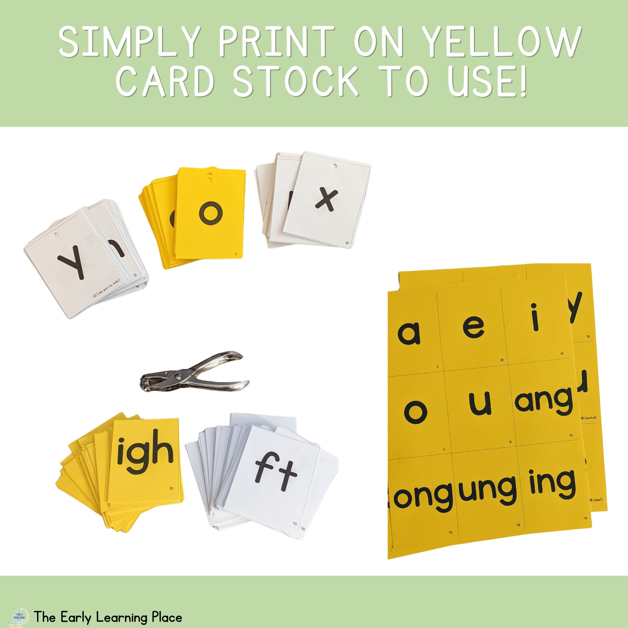 Letter Blending Cards for Blending Drill | Orton Gillingham Aligned ...