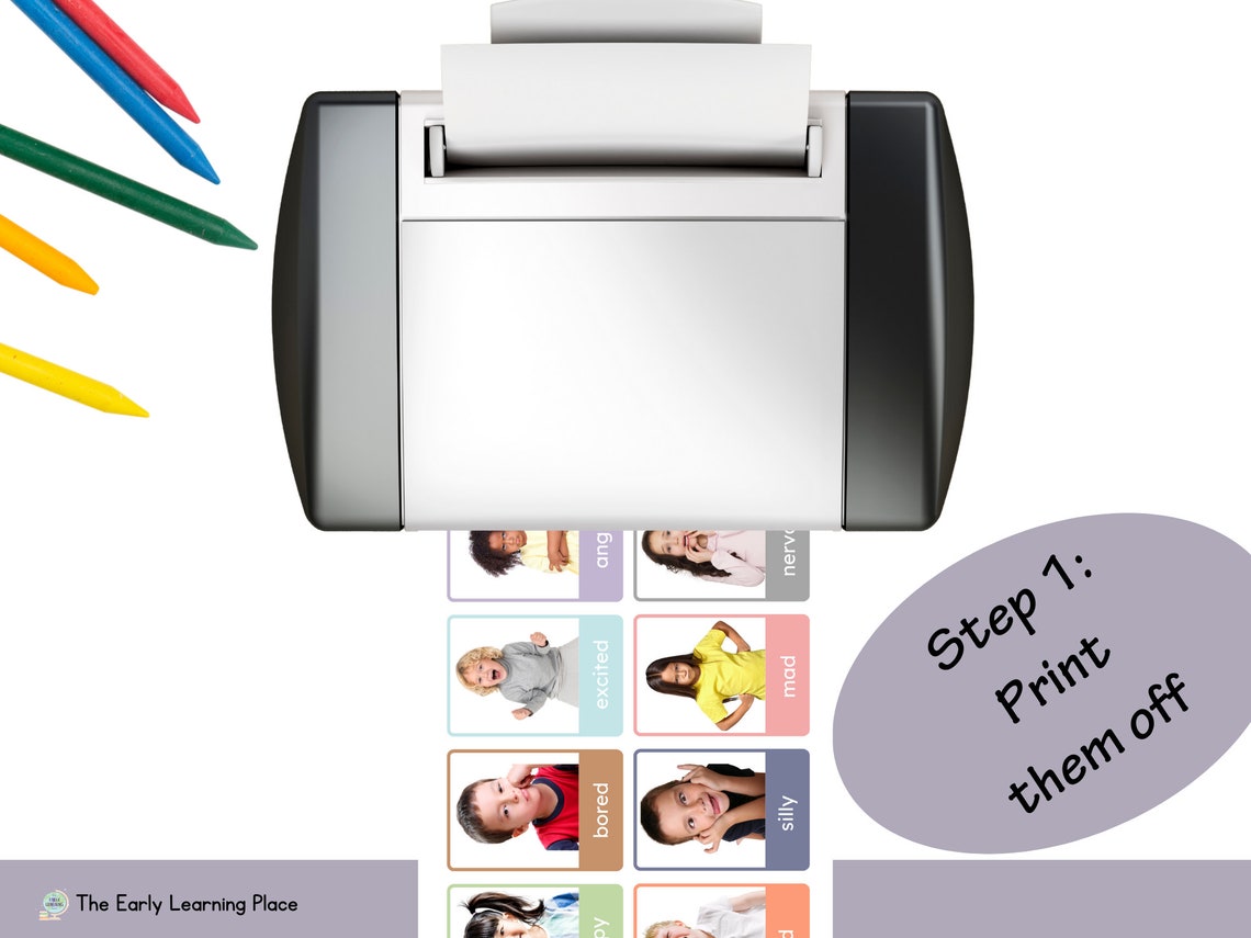 32 Feelings Flashcards for Kids | Montessori Flashcards | Feelings ...