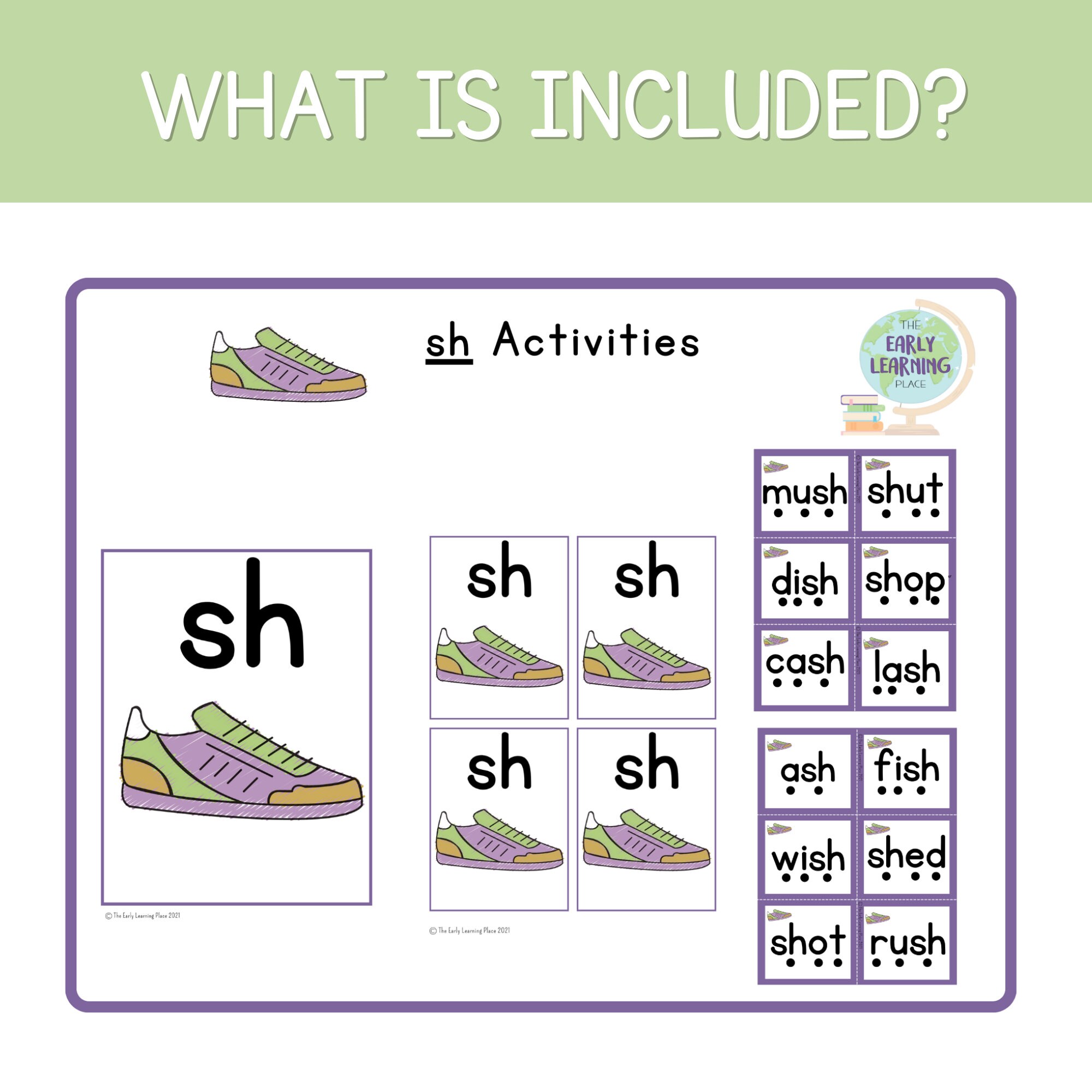 Digraph SH Posters, Word Cards, and Activities Science of Reading - Etsy