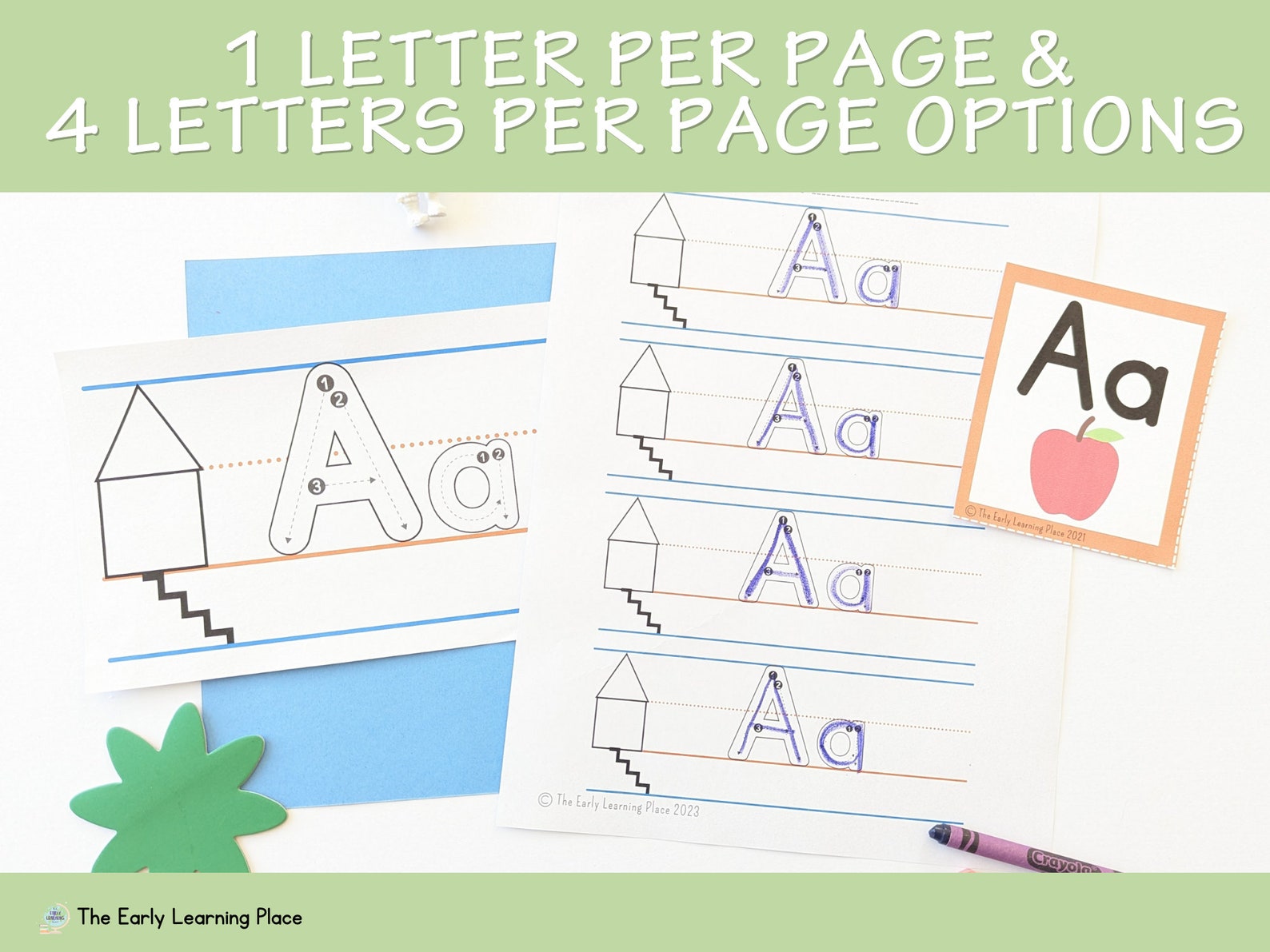 Letter Formation House Paper | Alphabet Writing - Etsy