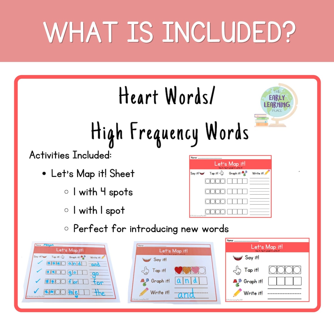 Heart Words / High-frequency Word Posters and Flashcards | Orthographic ...