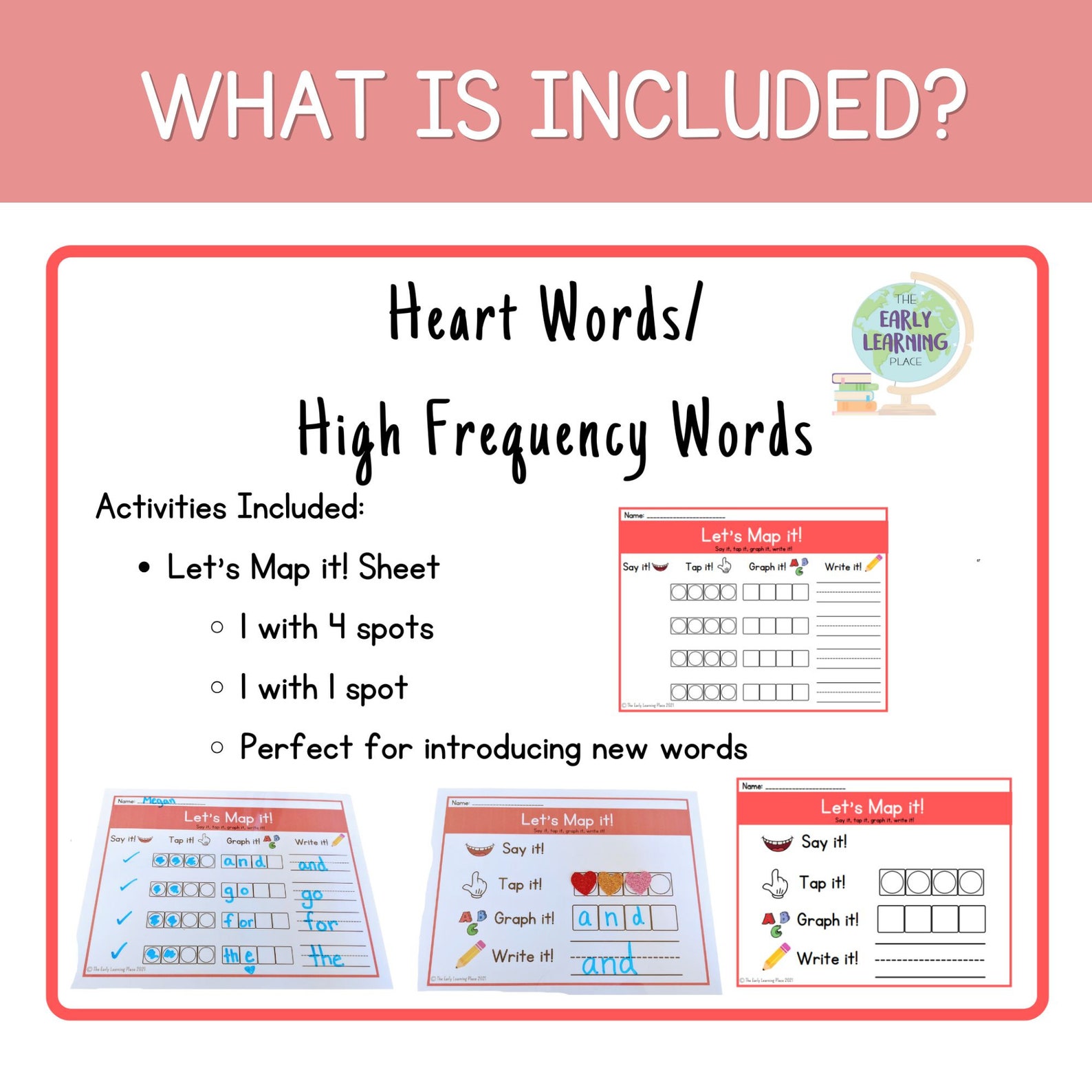 Heart Words / High-frequency Word Posters and Flashcards | Orthographic ...