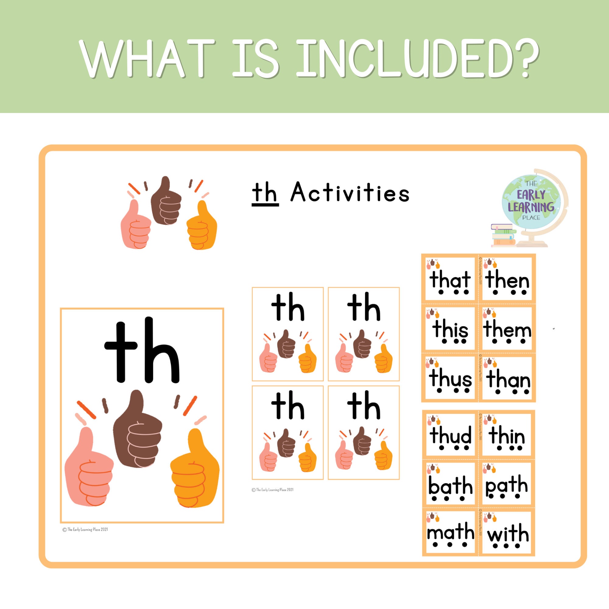 Digraph Th Posters, Word Cards, and Activities |science of Reading - Etsy