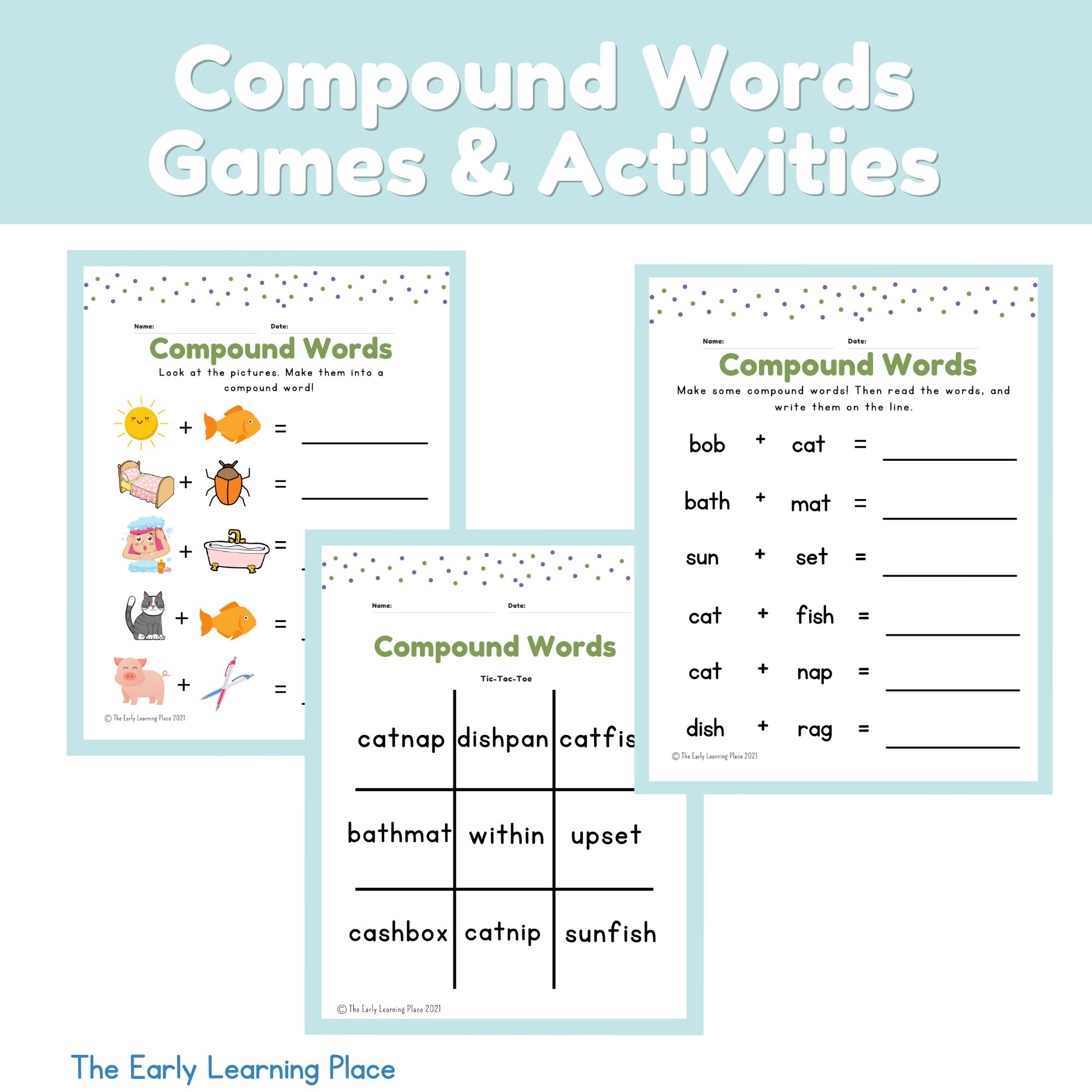 Compound Words Games and Activities | Printable Activities ...