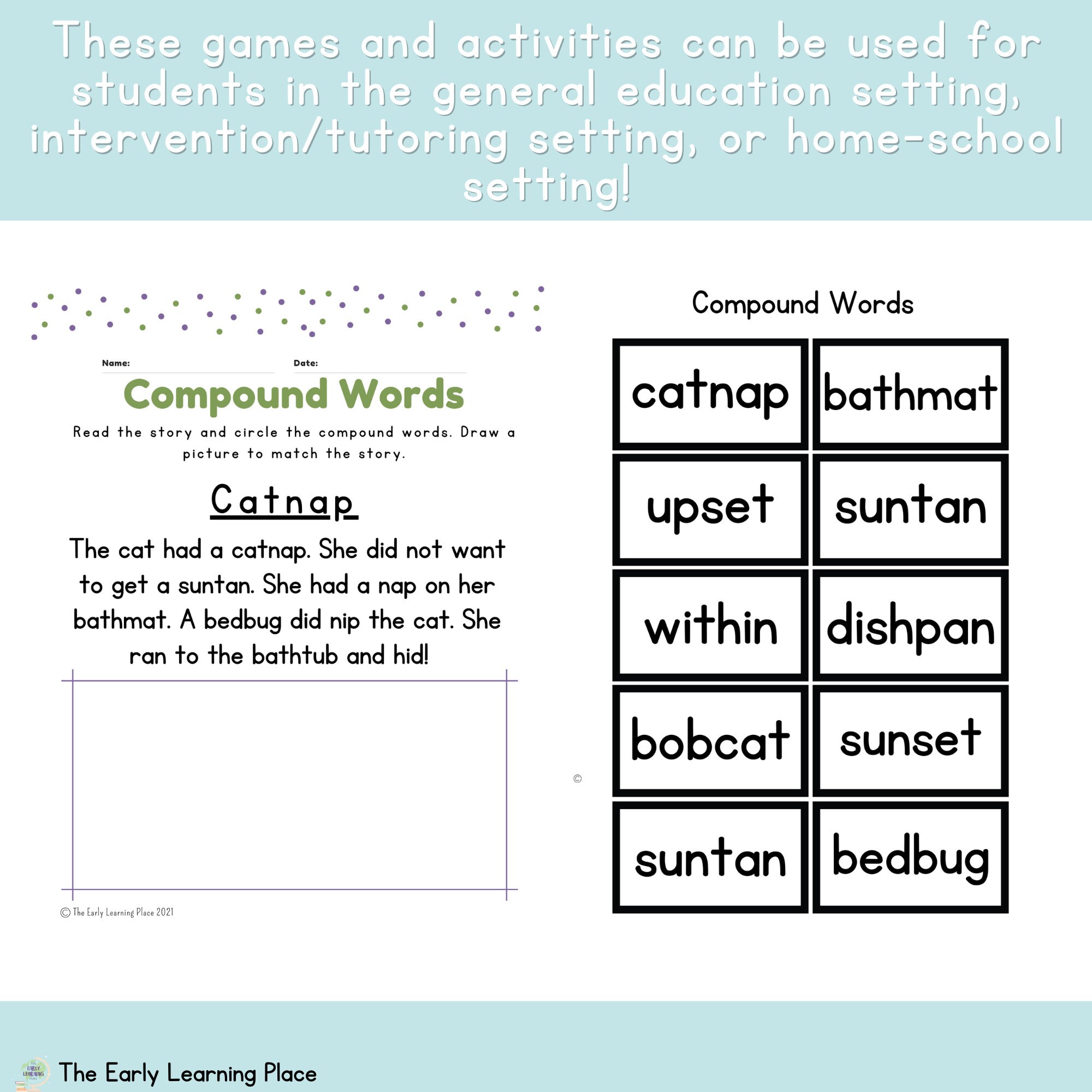 Compound Words Games and Activities | Printable Activities ...