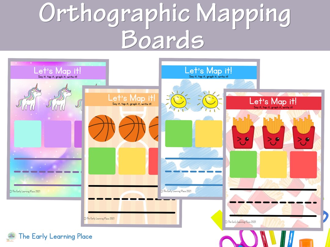 Orthographic Mapping Boards | Science of Reading Aligned | Blending ...