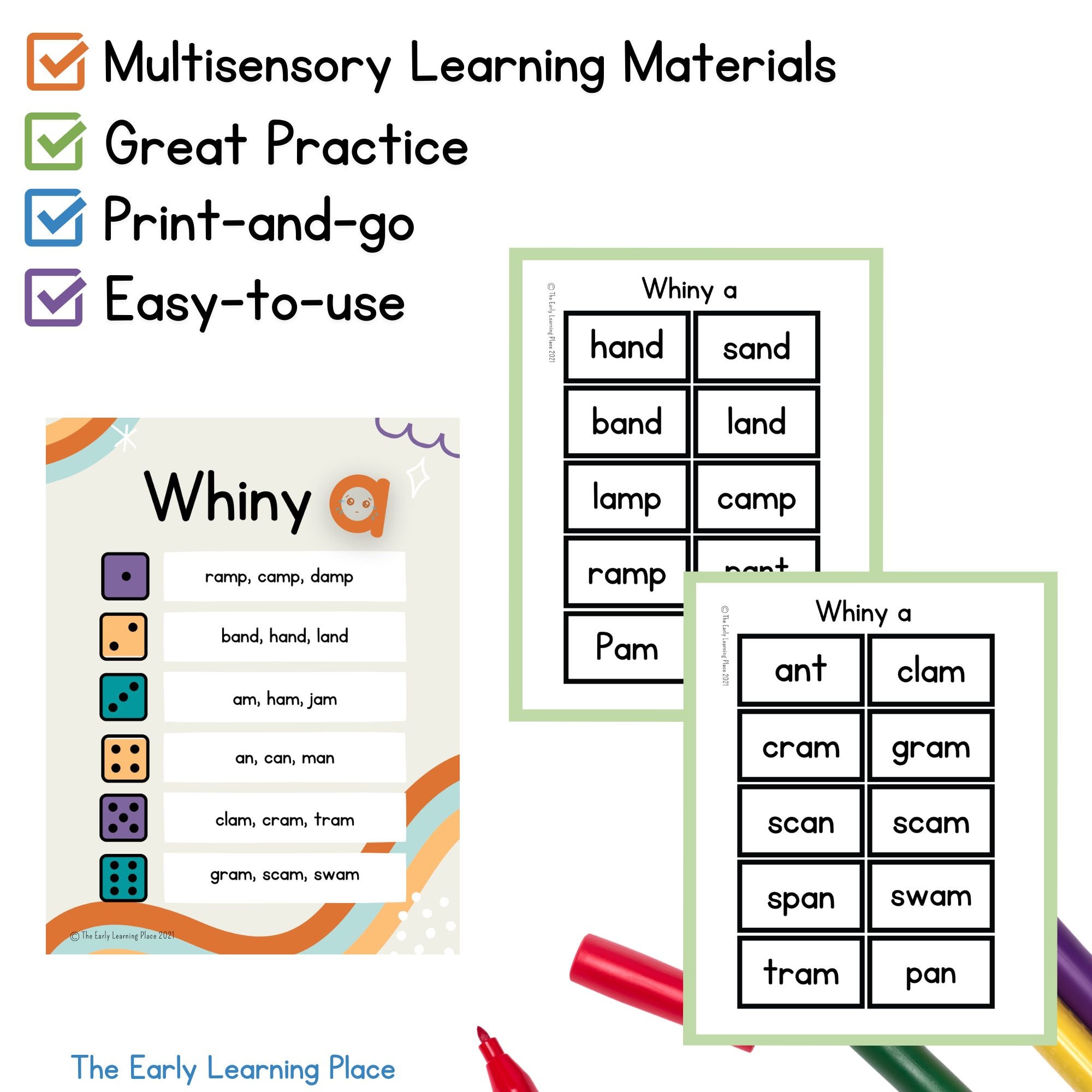 Whiny A / Nasalized A Posters and Activities | Homeschool ...