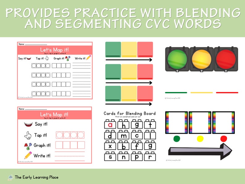 Short Vowel CVC Worksheets and Activities Short A Science of Reading ...