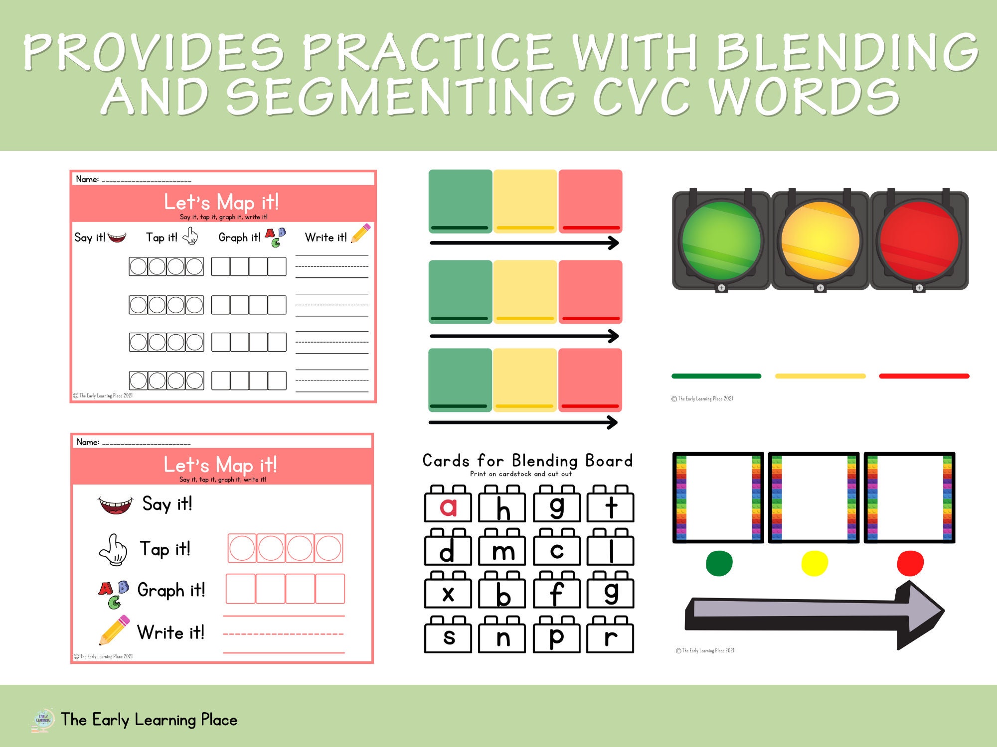 Short Vowel CVC Worksheets and Activities Short A Science of Reading ...