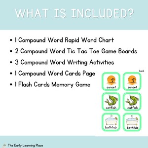Compound Words Games and Activities | Printable Activities ...