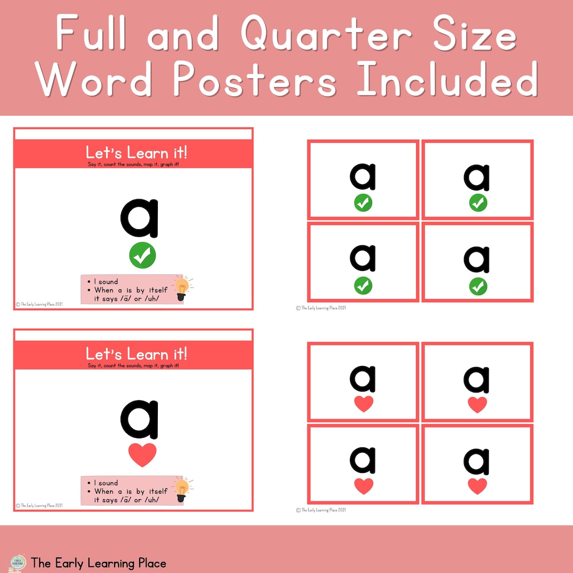 Heart Words / High-frequency Word Posters and Flashcards | Orthographic ...