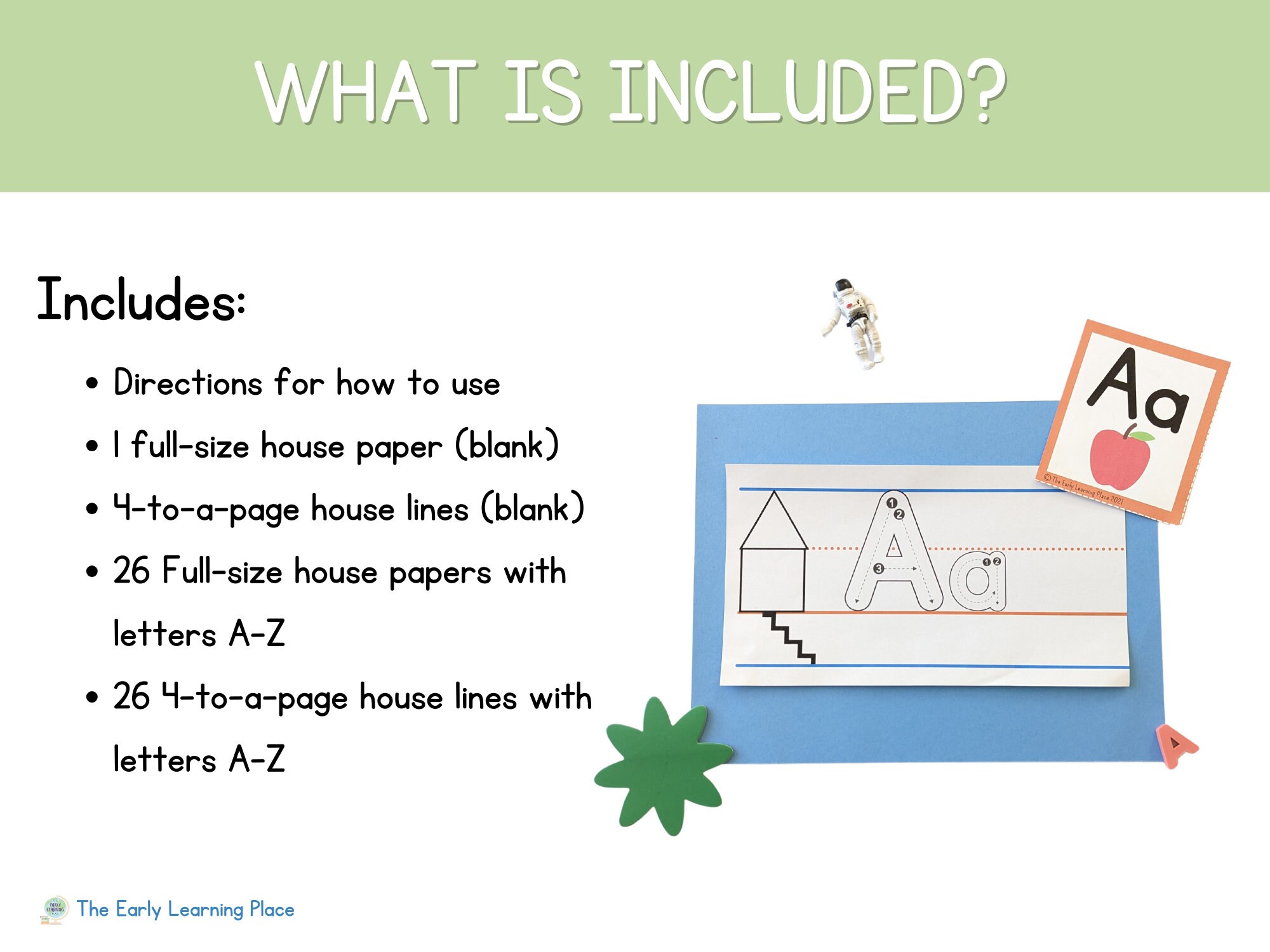 Letter Formation House Paper | Alphabet Writing - Etsy