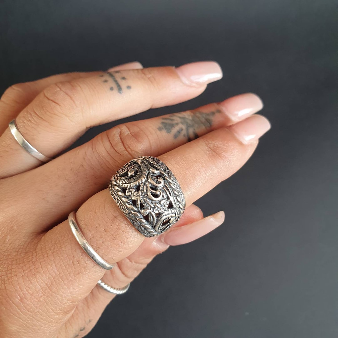 Statement Ring,chunky Silver Ring,chunky Statement Ring ,sterling Ring ...