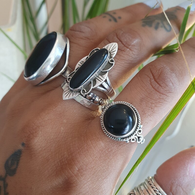 Satanic Rings for Men - Etsy