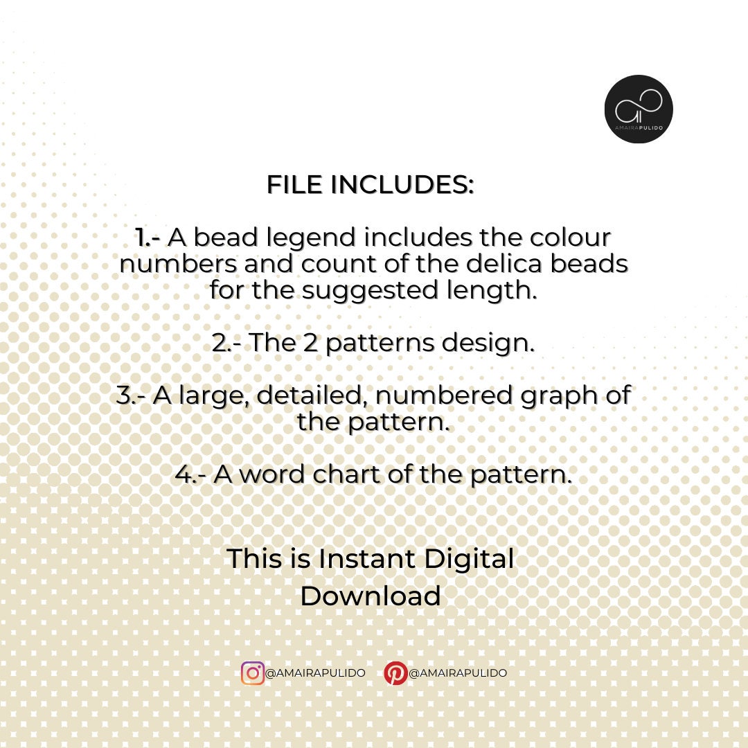 Loom Bracelet Pattern, Bead Loom Pattern, PDF Pattern, Instant Download ...