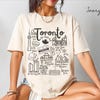 Toronto Skyline Maple Leaf T-shirt | Unisex Canada Tee for Canada Day ...