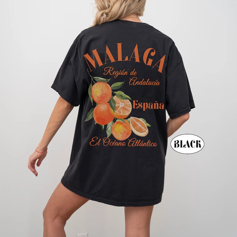 Malaga Shirt, Malaga Tshirt Comfort Colors 1717, Malaga Andalusia ...
